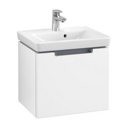Villeroy & Boch Villeroy & Boch Subway 2.0 Waschtisch-Unterschrank A68510MS 48,5x42x38cm, 1 Auszug, Griff chrom, wei&szlig; matt