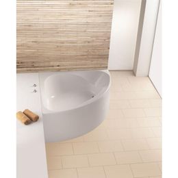 Hoesch Spectra Eck Badewanne 3654.010 weiss, 140x140cm, mit angeformter Sch&uuml;rze