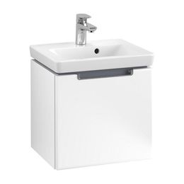 Villeroy & Boch Villeroy & Boch Subway 2.0 Waschtisch-Unterschrank A68410MS 44x42x35,2cm, 1 Auszug, Griff chrom, wei&szlig; matt