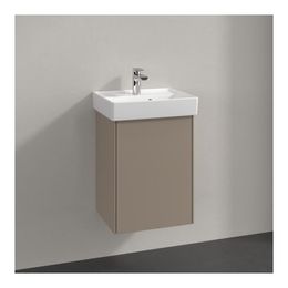 Villeroy & Boch Villeroy und Boch Collaro Waschtischunterschrank C00500VM 41x54,6x34,4cm, Waschbecken mittig, Anschlag links, taupe