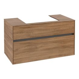 Villeroy & Boch Villeroy und Boch Collaro Waschtischunterschrank C01900RH 100x54,8x50cm, Waschtisch mittig, Kansas Oak