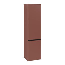 Villeroy & Boch Villeroy und Boch Collaro Hochschrank C03300AH 40,4x153,8x34,9cm, Anschlag links, wine red