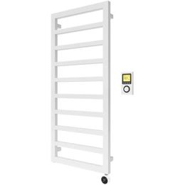 Purmo Figuresse Square E Elektro-Badheizk&ouml;rper FHVM013606000N0 BH 1360 mm, BL 600 mm, 600 W, RAL 9016