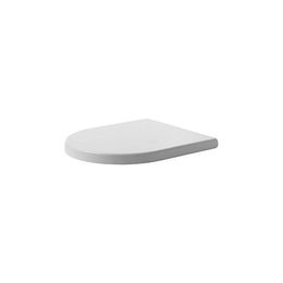 Duravit Starck 3 WC-Sitz 0667790000 weiss, Scharniere Edelstahl, mit Absenkautomatik