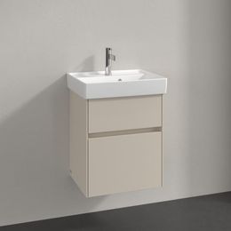 Villeroy & Boch Villeroy und Boch Collaro Waschtischunterschrank C00600VN 46x54,6x37,4cm, Waschbecken mittig, cashmere grey