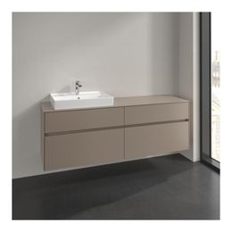 Villeroy & Boch Villeroy und Boch Collaro Waschtischunterschrank C02200VM 160x54,8x50cm, Waschtisch links, taupe