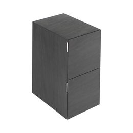 KEUCO Edition 11 Art Sideboard 32542920401 40x70x49cm, 2 Frontausz&uuml;ge, Innenbeleuchtung, Keramik, basalt
