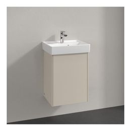 Villeroy & Boch Villeroy und Boch Collaro Waschtischunterschrank C00500VN 41x54,6x34,4cm, Waschbecken mittig, Anschlag links, cashmere grey