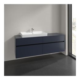 Villeroy & Boch Villeroy und Boch Collaro Waschtischunterschrank C02600VQ 160x54,8x50cm, Waschtisch links, marine blue
