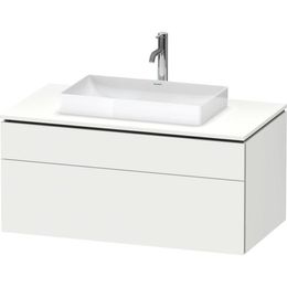 Duravit L-Cube Waschtisch-Unterschrank LC4881018180000 102 x 55 cm, wei&szlig; matt, 1 Schubkasten, 1 Auszug, wandh&auml;ngend
