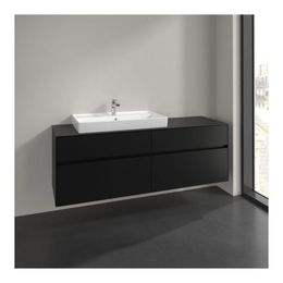 Villeroy & Boch Villeroy und Boch Collaro Waschtischunterschrank C02600VL 160x54,8x50cm, Waschtisch links, volcano black