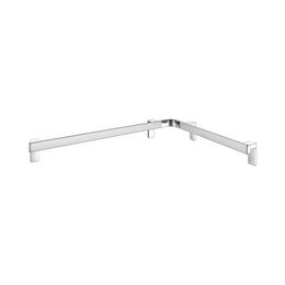 KEUCO Axess Dusch-/Wannenhandlauf 35011178602 Aluminium silber-eloxiert/verchromt, 850 x 650 mm