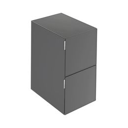 KEUCO Edition 11 Art Sideboard 32542870401 40x70x49cm, 2 Frontausz&uuml;ge, Innenbeleuchtung, Glas satiniert, smoke