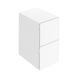 KEUCO Edition 11 Art Sideboard 32542310401 40x70x49cm, 2 Frontausz&uuml;ge, Innenbeleuchtung, Lack seidenmatt, Glas satiniert, wei&szlig;