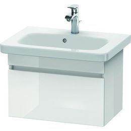 Duravit DuraStyle Waschtisch-Unterschrank DS637902218 58 x 36,8 cm, wei&szlig; hochglanz/wei&szlig; matt, 1 Auszug