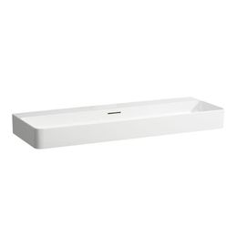 Laufen Val Waschtisch H8102894001091 mit &Uuml;berlauf, ohne Hahnloch, wei&szlig; LCC, 120x42cm, unterbauf&auml;hig