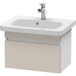 Duravit DuraStyle Waschtisch-Unterschrank DS637909118 58 x 36,8 cm, taupe/wei&szlig; matt, 1 Auszug