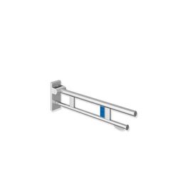 HEWI System 900 Mobiler St&uuml;tzklappgriff 900.50.415XA Ausladung 750 mm, Edelstahl matt geschliffen, rechts