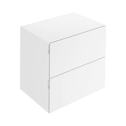 KEUCO Edition 11 Art Sideboard 32542510800 80x70x49cm, 2 Frontausz&uuml;ge, Lack seidenmatt, wei&szlig;