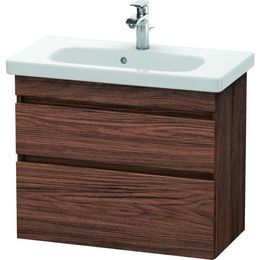 Duravit DuraStyle Waschtisch-Unterschrank DS649902121 73 x 36,8 cm, nussbaum dunkel, 2 Schubk&auml;sten, wandh&auml;ngend