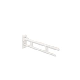 HEWI System 900 Mobiler St&uuml;tzklappgriff 900.50.40260DX Ausladung 700 mm, Edelstahl pulverbeschichtet wei&szlig; tiefmatt