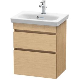 Duravit DuraStyle Waschtisch-Unterschrank DS640303030 50 x 36,8 cm, Eiche natur, 2 Schubk&auml;sten, wandh&auml;ngend