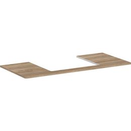 Hansgrohe Xelu Q Konsole 54111230 1180 x 550 mm, Ausschnitt 600 x 480 mm, Eiche Natur