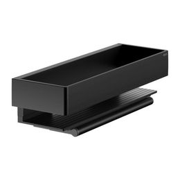 KEUCO Edition 11 Duschkorb 11159370000 schwarz matt, mit integriertem Glasabzieher