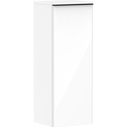Hansgrohe Xelu Q Halbhochschrank 54127670 370x400x1065mm, T&uuml;ranschlag links, wei&szlig; hochglanz, mattschwarz