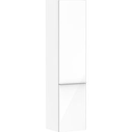 Hansgrohe Xelu Q Hochschrank 54135700 370x400x1650mm, T&uuml;ranschlag links, wei&szlig; hochglanz, mattwei&szlig;