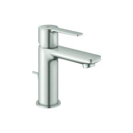Grohe Lineare XS-Size Waschtischarmatur 32109DC1 Supersteel, mit Ablaufgarnitur