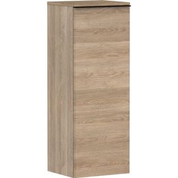 Hansgrohe Xelu Q Halbhochschrank 54129670 370x400x1065mm, T&uuml;ranschlag links, Eiche Natur, mattschwarz