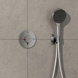 Hansgrohe ShowerSelect Comfort S Brausethermostat 15556000 chrom, Unterputz, f&uuml;r 2 Verbraucher mit integrierter Sicherungskombination