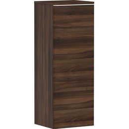 Hansgrohe Xelu Q HalbHochschrank 54130700 370x400x1065mm, T&uuml;ranschlag links, Nussbaum dunkel, mattwei&szlig;