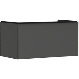 Hansgrohe Xelu Q Waschtischunterschrank 54059670 980x485x550mm, mit Schubkasten, diamantgrau matt, mattschwarz