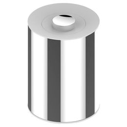 KEUCO Plan Abfallbeh&auml;lter 04989510051 5 l, Deckel weiss, Wei&szlig; lackiert
