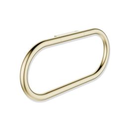 HEWI Serie 480 Handtuchring 480.09.00270CK schwenkbar, PVD beschichtet, messing gl&auml;nzend