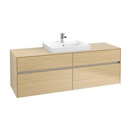 Villeroy & Boch Villeroy & Boch Collaro Waschtischunterschrank C02500VJ 160x54,8x50cm, Waschtisch mittig, Nordic Oak