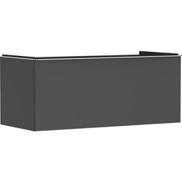 Hansgrohe Xelu Q Waschtischunterschrank 54063000 1180x485x550mm, Schubkasten, diamantgrau matt, chrom