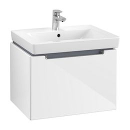 Villeroy & Boch Villeroy & Boch Subway 2.0 Waschtisch-Unterschrank A68710DH 58,7x42x45,4cm, 1 Auszug, Griff chrom, glossy white