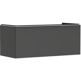 Hansgrohe Xelu Q Waschtischunterschrank 54063700 1180x485x550mm, Schubkasten, diamantgrau matt, mattwei&szlig;