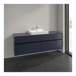 Villeroy & Boch Villeroy und Boch Collaro Waschtischunterschrank C02500VQ 160x54,8x50cm, Waschtisch mittig, marine blue