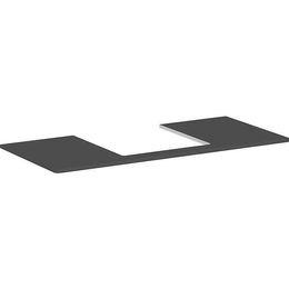 Hansgrohe Xelu Q Konsole 54096910 1180 x 550 mm, Ausschnitt 500 x 480 mm, diamantgrau matt