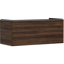 Hansgrohe Xelu Q Waschtischunterschrank 54065000 1180x485x550mm, Schubkasten, Nussbaum dunkel, chrom