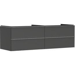 Hansgrohe Xelu Q Waschtischunterschrank 54091000 1560x485x550mm, 4 Schubk&auml;sten, diamantgrau matt, chrom