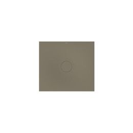 Bette BetteAir Duschfliese 7351-404T2 1000 x 900 mm, graphite, Rechteck, glasierter Titan-Stahl, mit Minimum-T&auml;ger