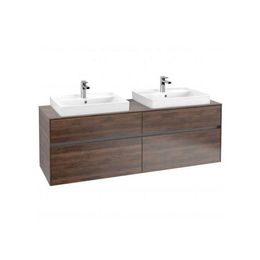 Villeroy & Boch Villeroy & Boch Collaro Waschtischunterschrank C02400VH 160x54,8x50cm, f&uuml;r 2 Waschtische, Arizona Oak