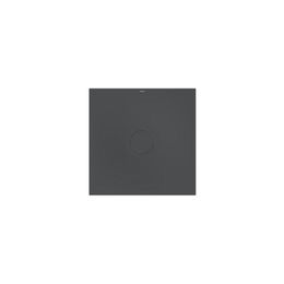 Bette BetteAir Duschfliese 7350-400AE 900 x 900 mm, raven, Rechteck, glasierter Titan-Stahl