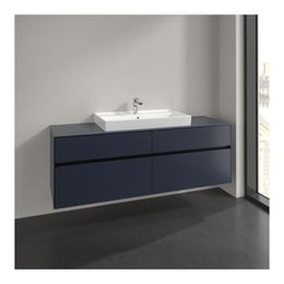 Villeroy & Boch Villeroy und Boch Collaro Waschtischunterschrank C02800VQ 160x54,8x50cm, Waschtisch mittig, marine blue