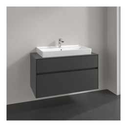 Villeroy & Boch Villeroy und Boch Collaro Waschtischunterschrank C02000VR 100x54,8x50cm, Waschtisch mittig, graphite
